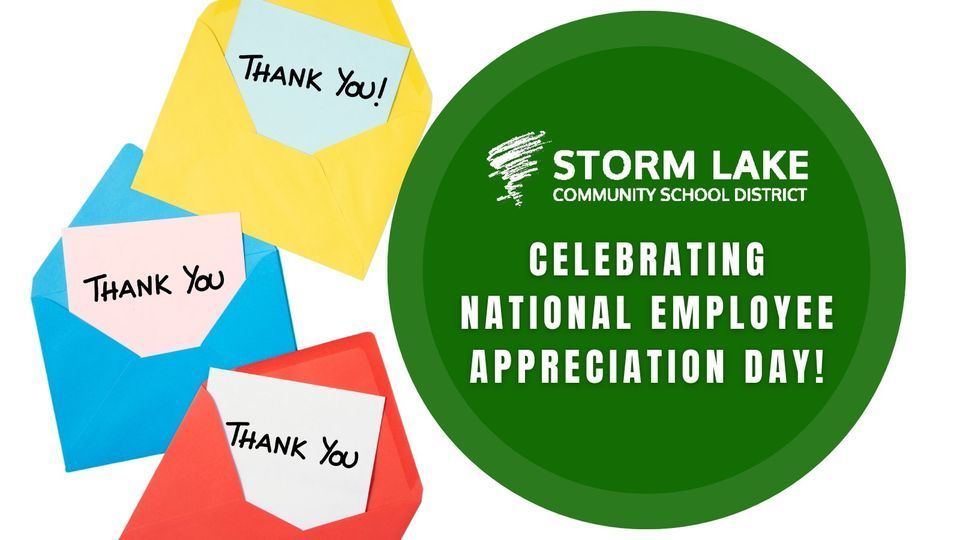 National Employee Appreciation Day | Storm Lake Community School District